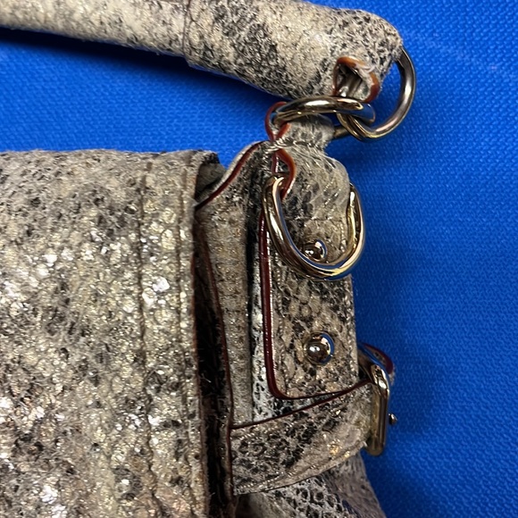 kate spade | Bags | Kate Spade Grey Metallic Snakeskin Totepurse | Poshmark